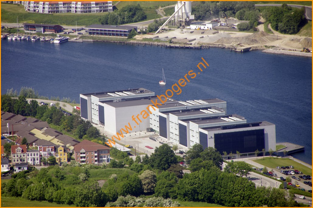 Sonderborg airphoto luchtfoto stad air photo lufthavn Sønderborg Slot ...